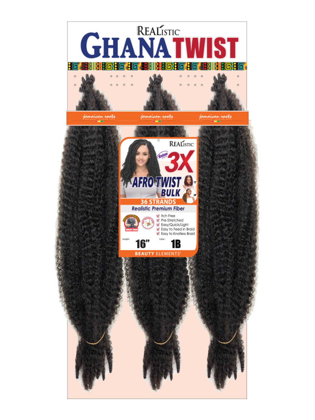 3X GHANA AFRO TWIST BULK 12″ – BijouxHair